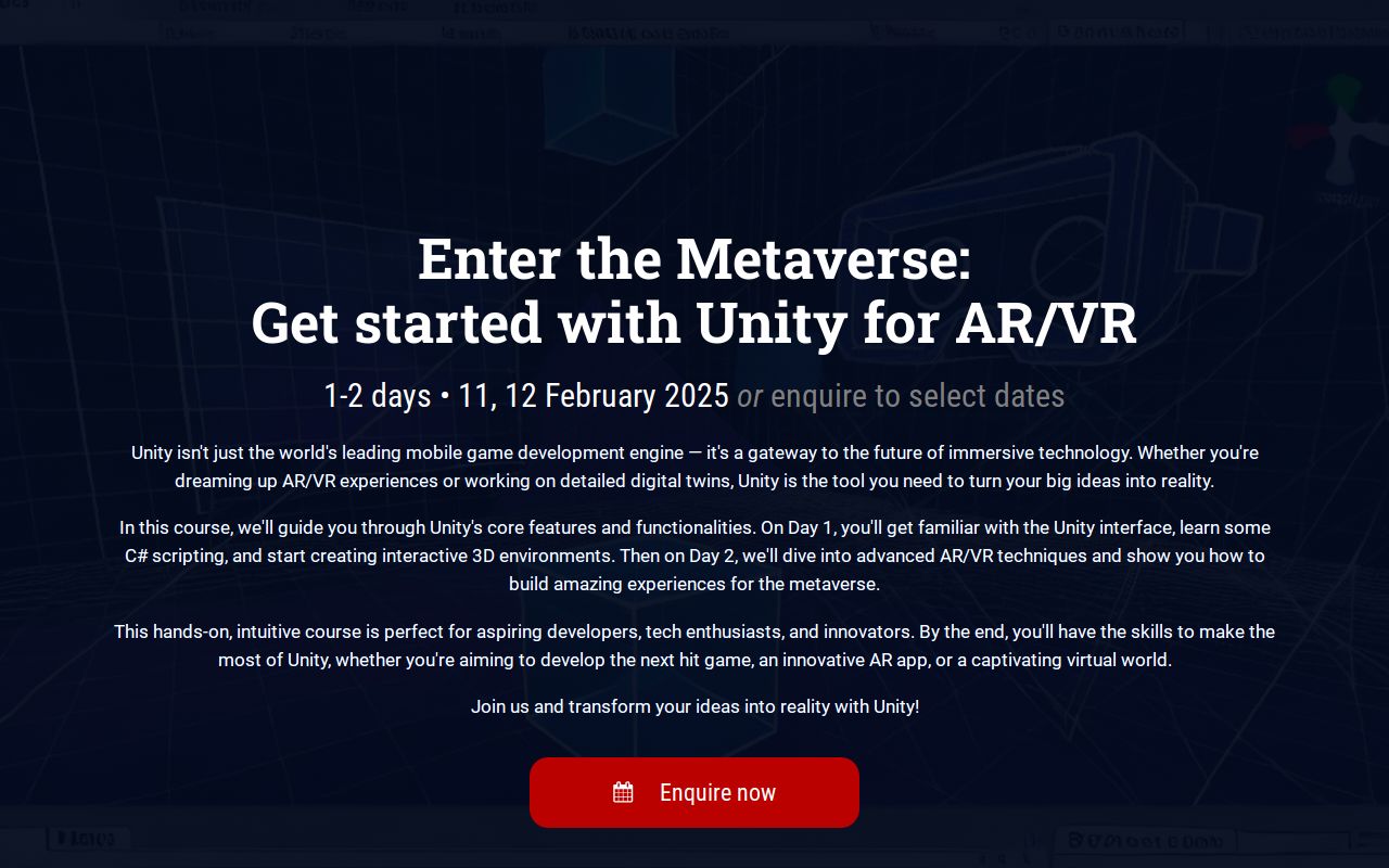 Enter the Metaverse: Get started with Unity for AR/VR